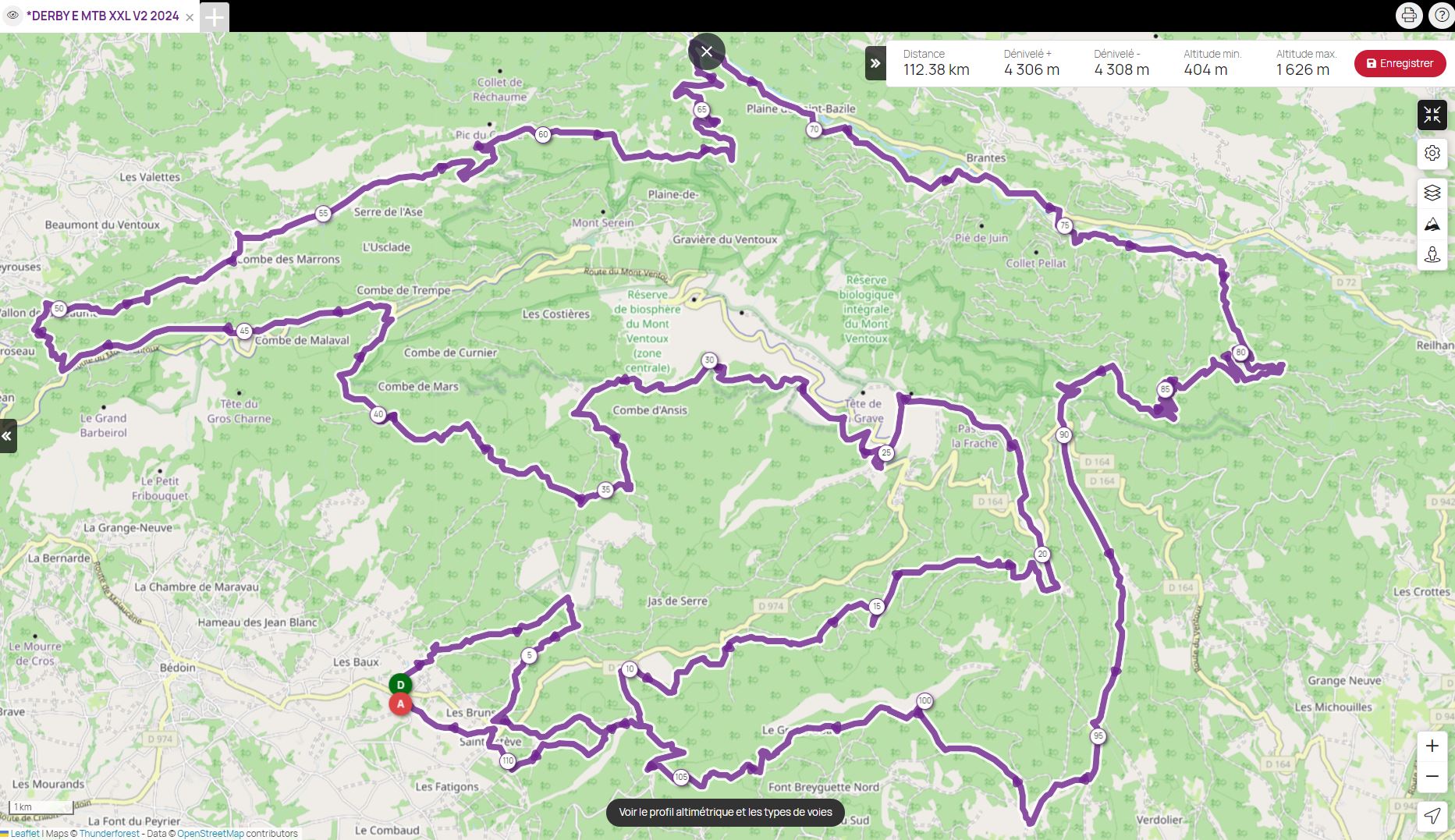DERBY E-MTB VENTOUX (inscription, parcours, tarifs, horaires, règlement ...